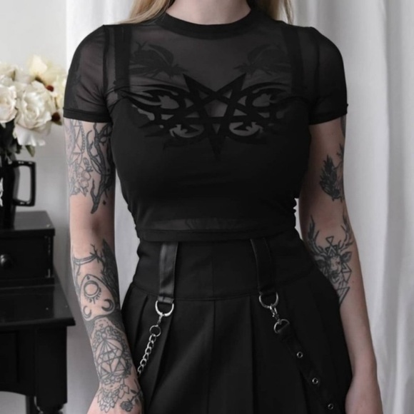 Killstar | Tops | Rare Killstar Mesh Top | Poshmark